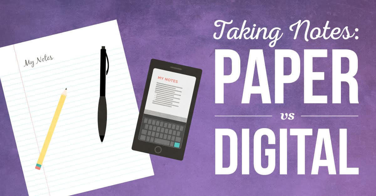 Mixing Paper and Digital Note-Taking Systems | College Info Geek