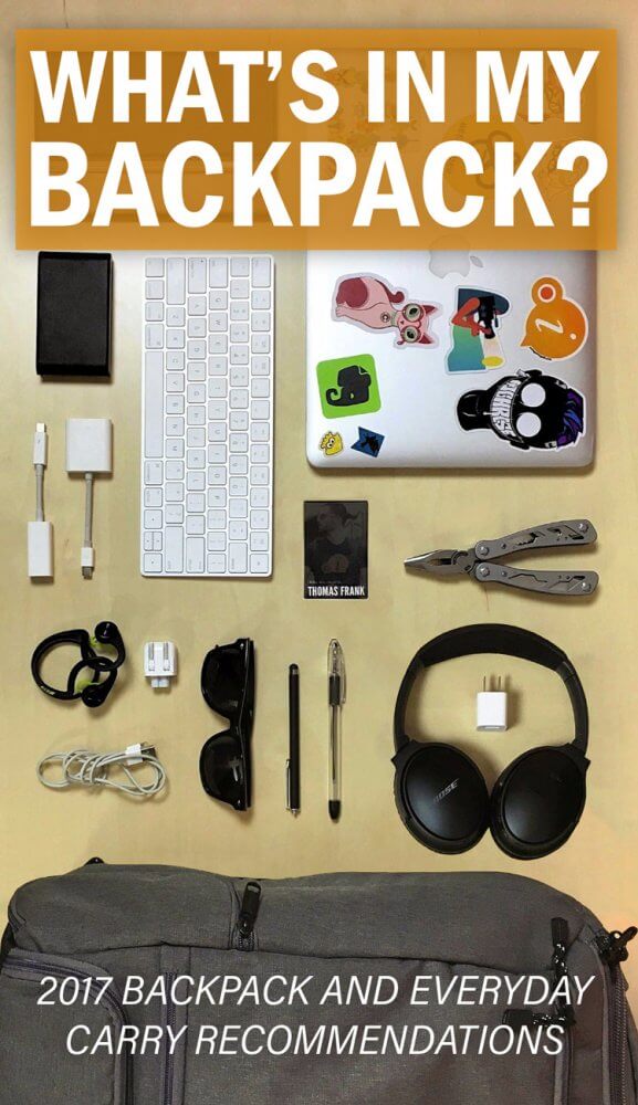 What's In My Backpack: My 2017 Gear and EDC