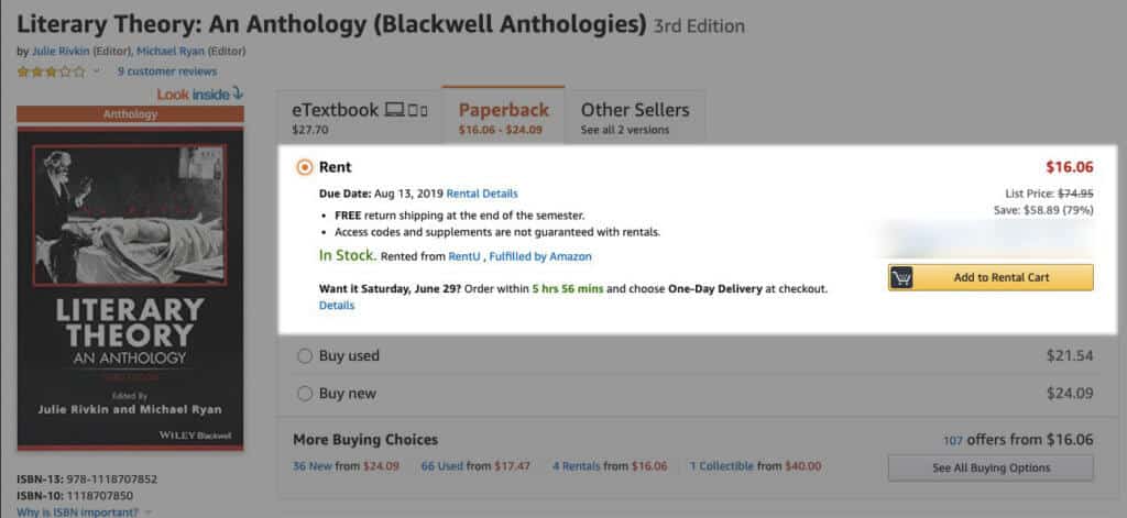 How to Save Big with Amazon Textbook Rental