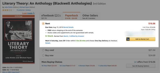 How to Save Big with Amazon Textbook Rental